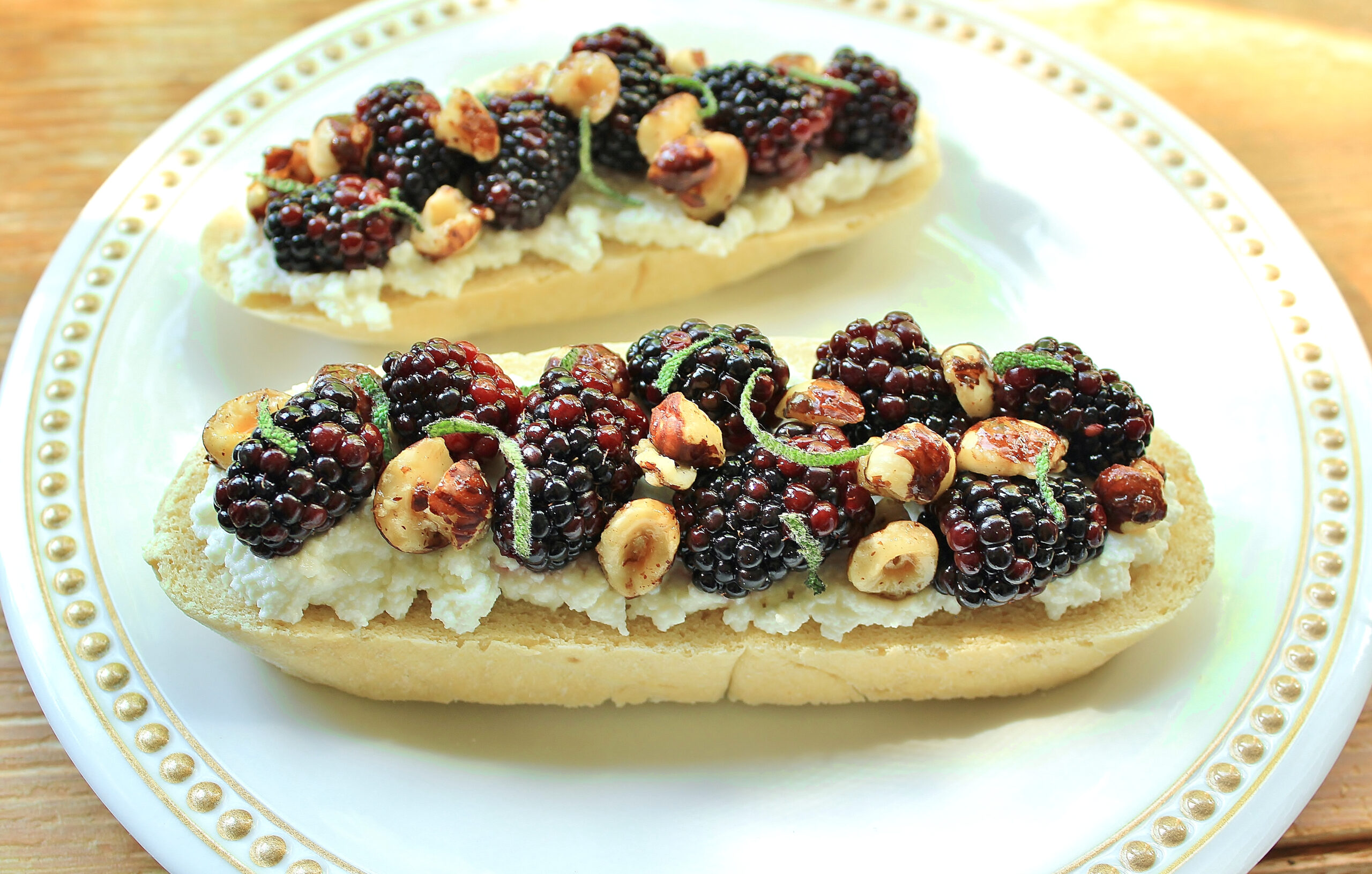 Cottage Loaf with Homemade Ricotta, Honey Roasted Hazelnuts, and ...
