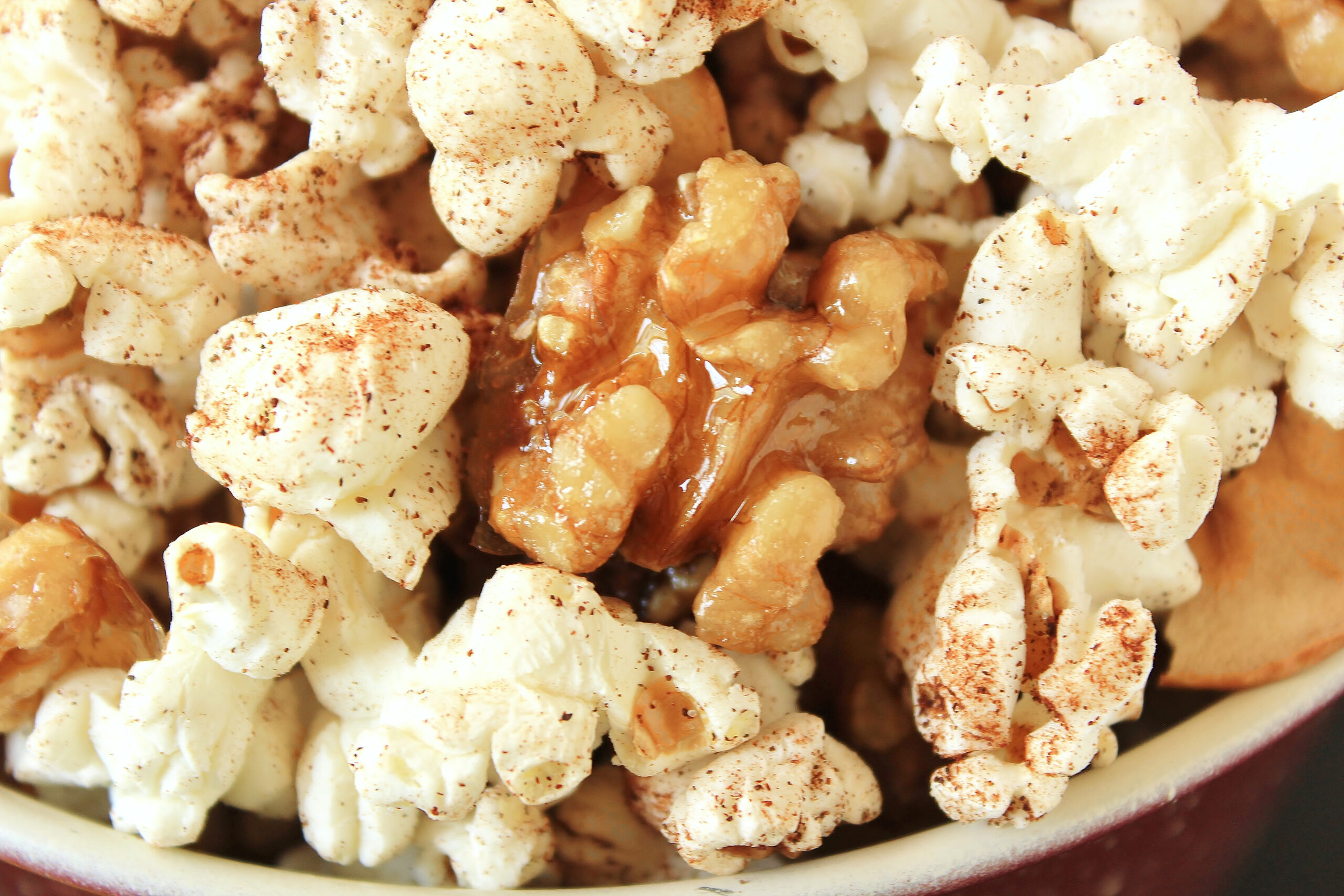 Autumn Popcorn: Apple Pie Popcorn with Maple Candied Walnuts - Alison's ...